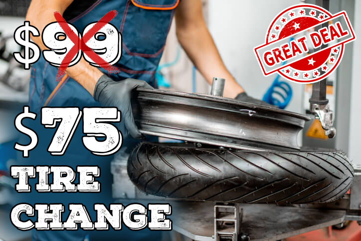 Motorcycle Repair In Tampa, Service department Tire & Oil change.